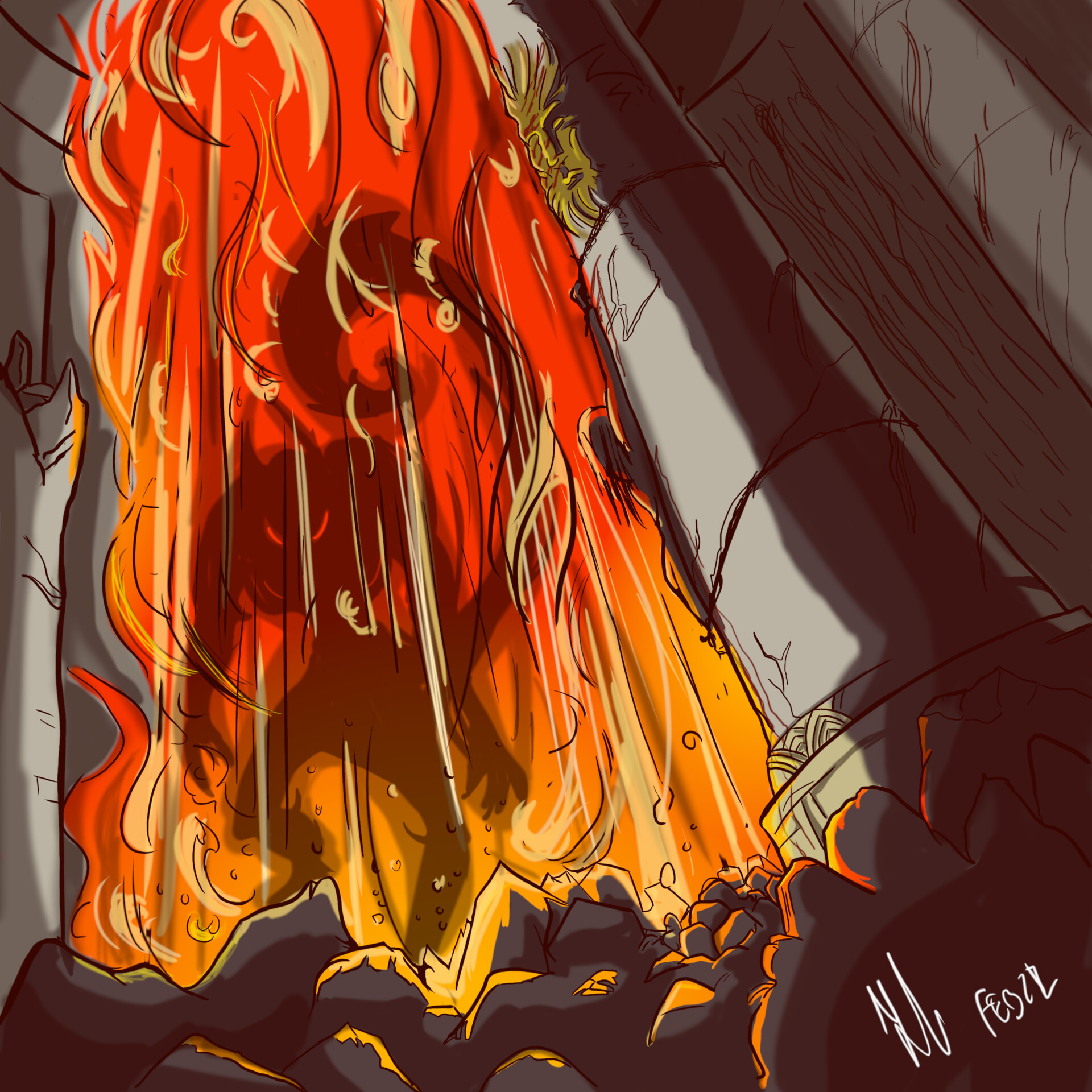 ArtStation - Hell Portal - The Speaker in Dreams