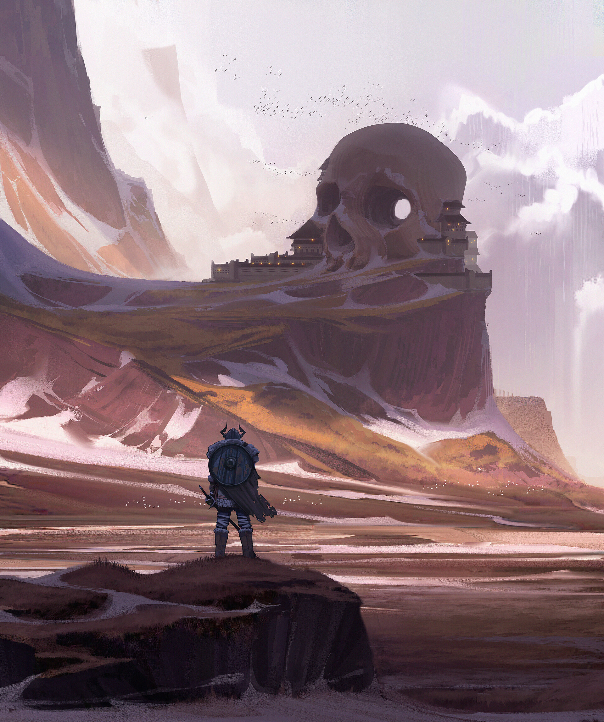 ArtStation - Skull town