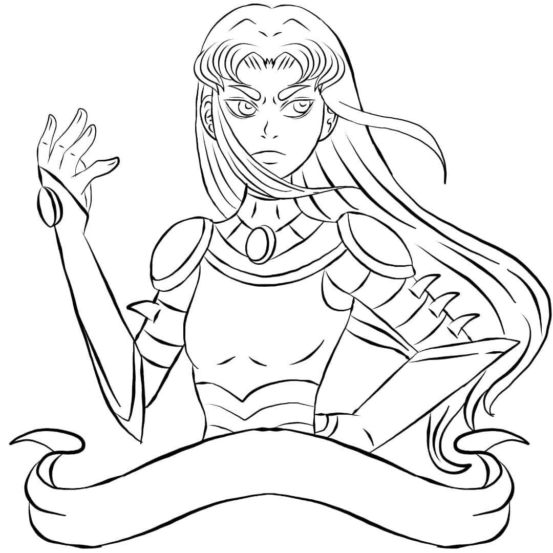 blackfire coloring page