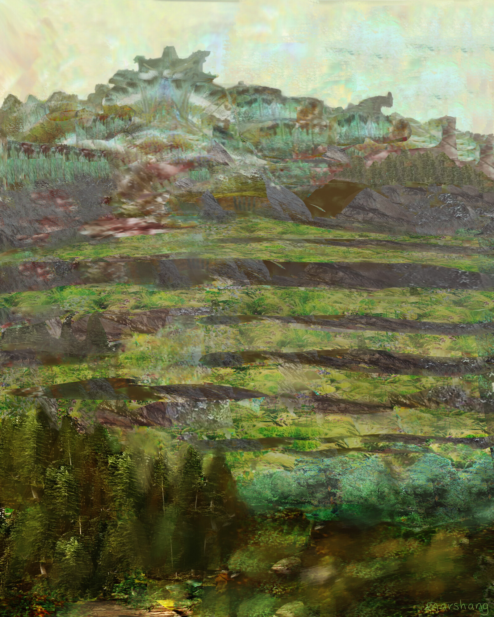 ArtStation - Patterned Crystal Castle