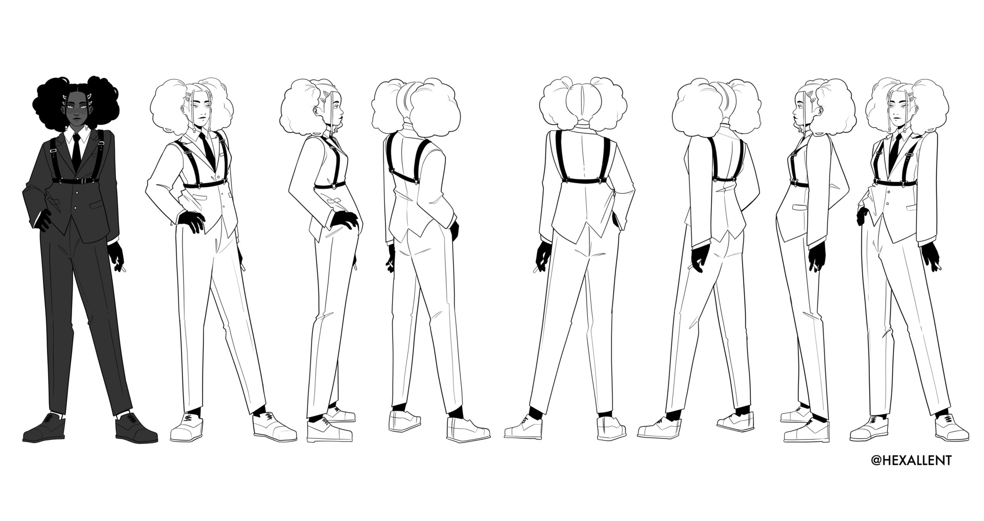 Hex - Checked Out: Main Character Design