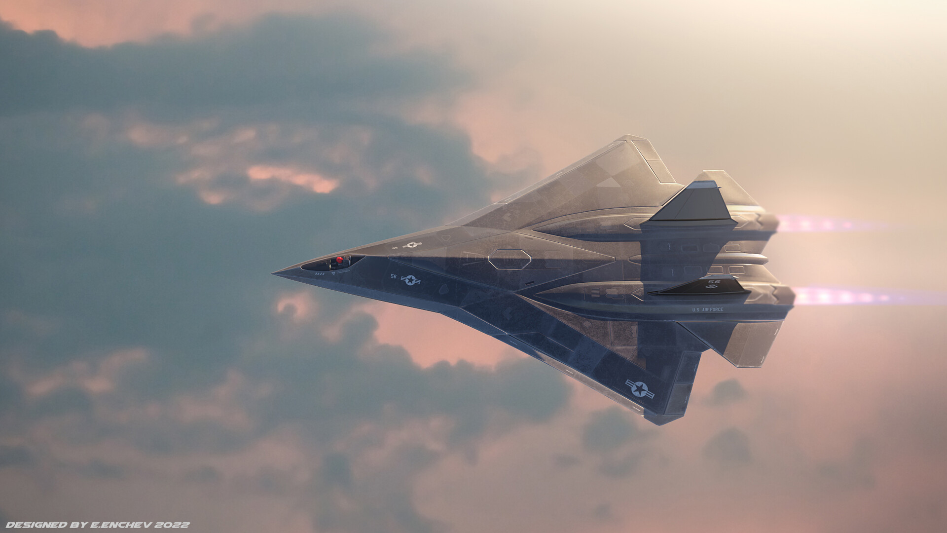 stealth fighter concept