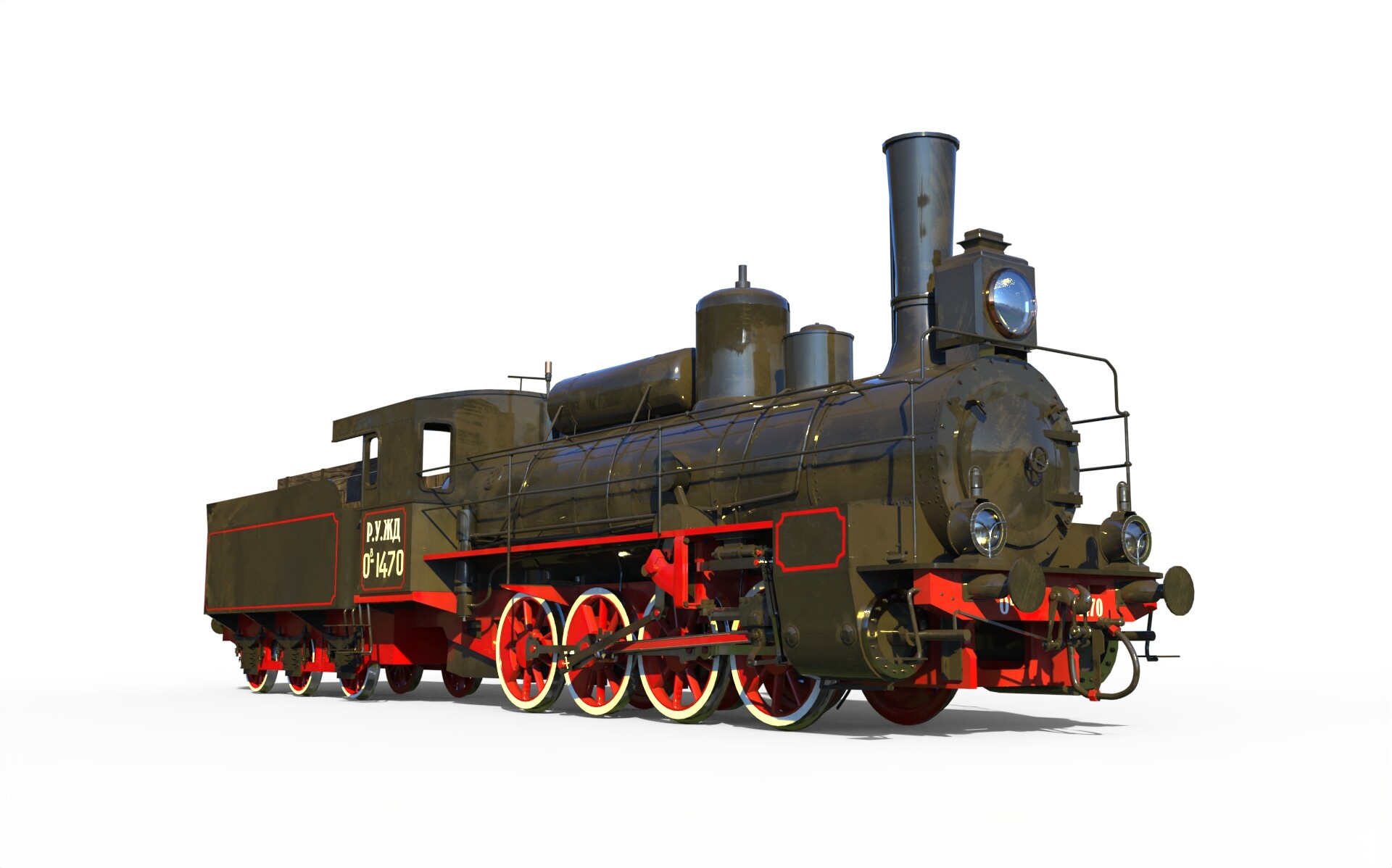 ArtStation - Russian locomotive class Ov 3D model