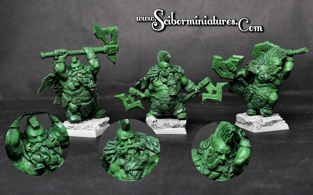 ArtStation - Dwarves - miniatures