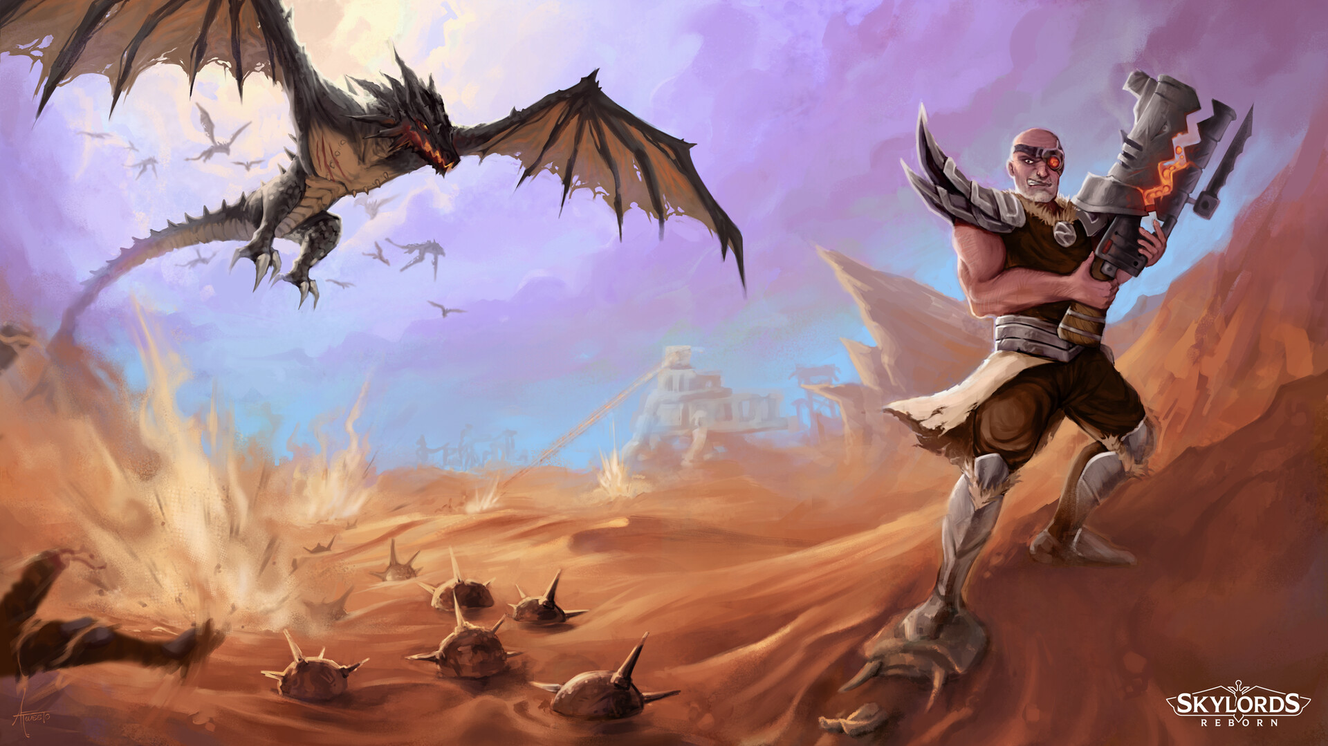 ArtStation - Bandits splash art