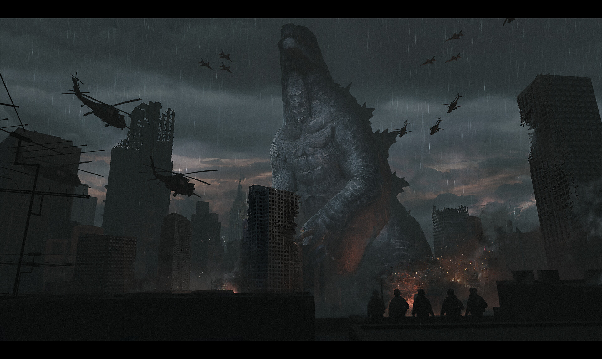 ArtStation - godzilla