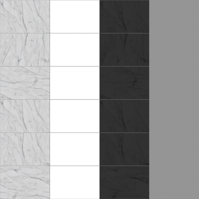 3D textures PBR free Download - White Marble Tile Seamless PBR Texture ...