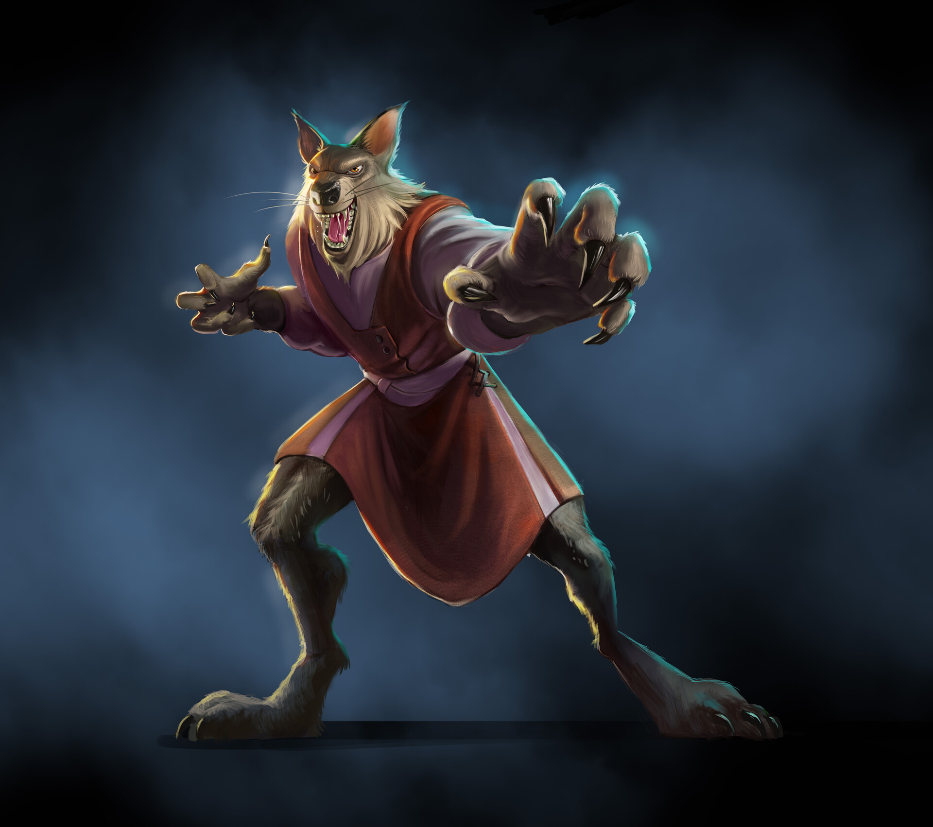 ArtStation - Halloween Werewolf