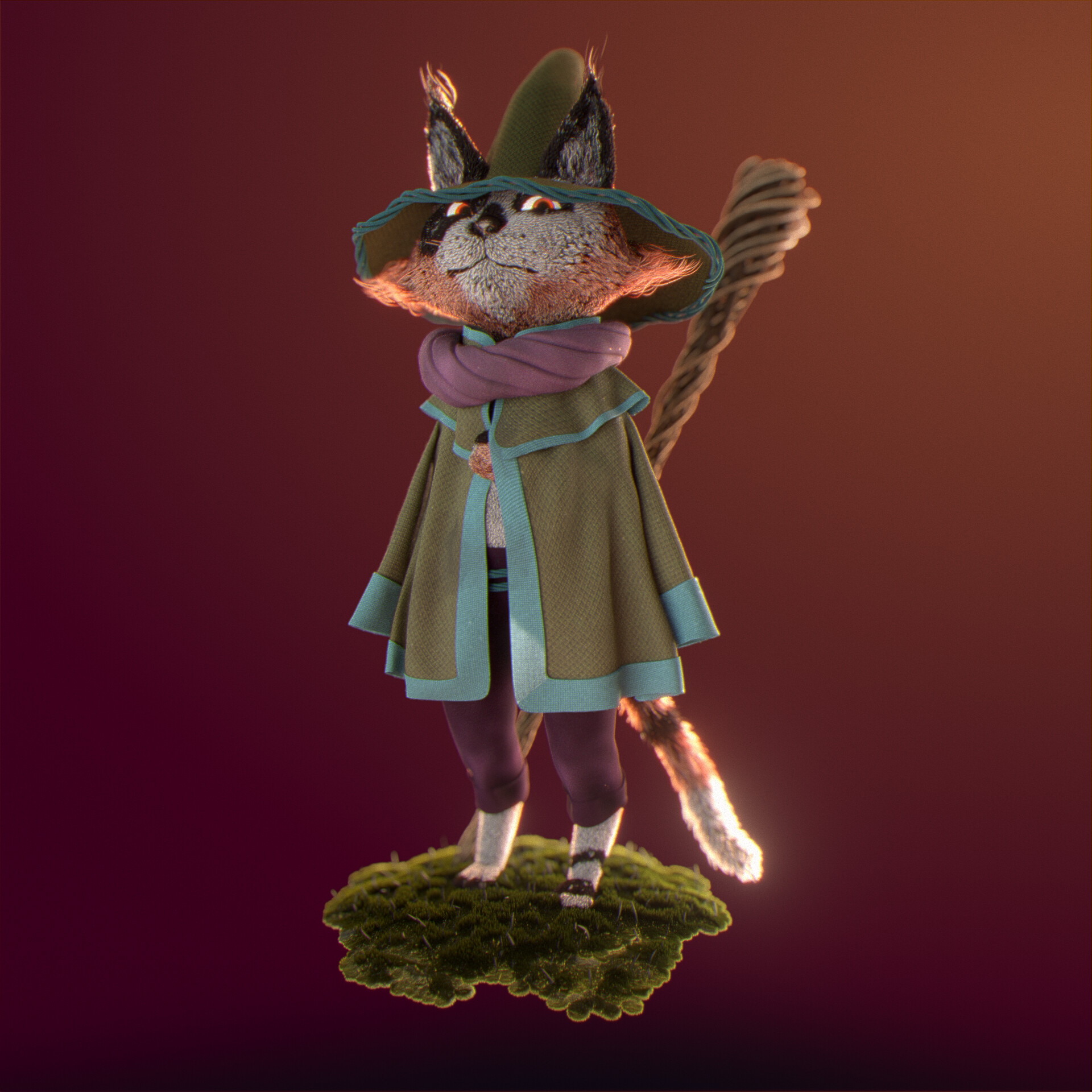 ArtStation - SORCERER CAT 2 🌙