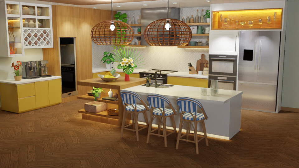 ArtStation - kitchen game