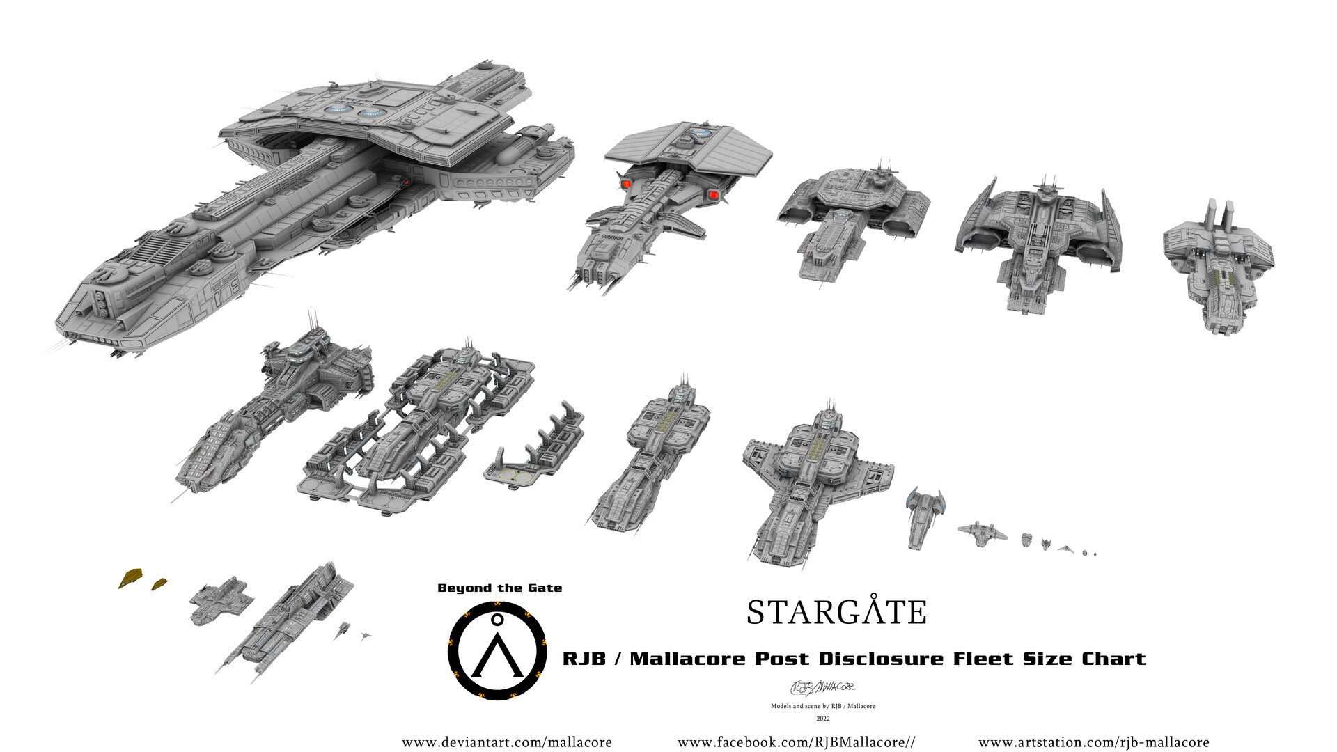 ArtStation - Stargate - Beyond the Gate - Size Chart - March 2022