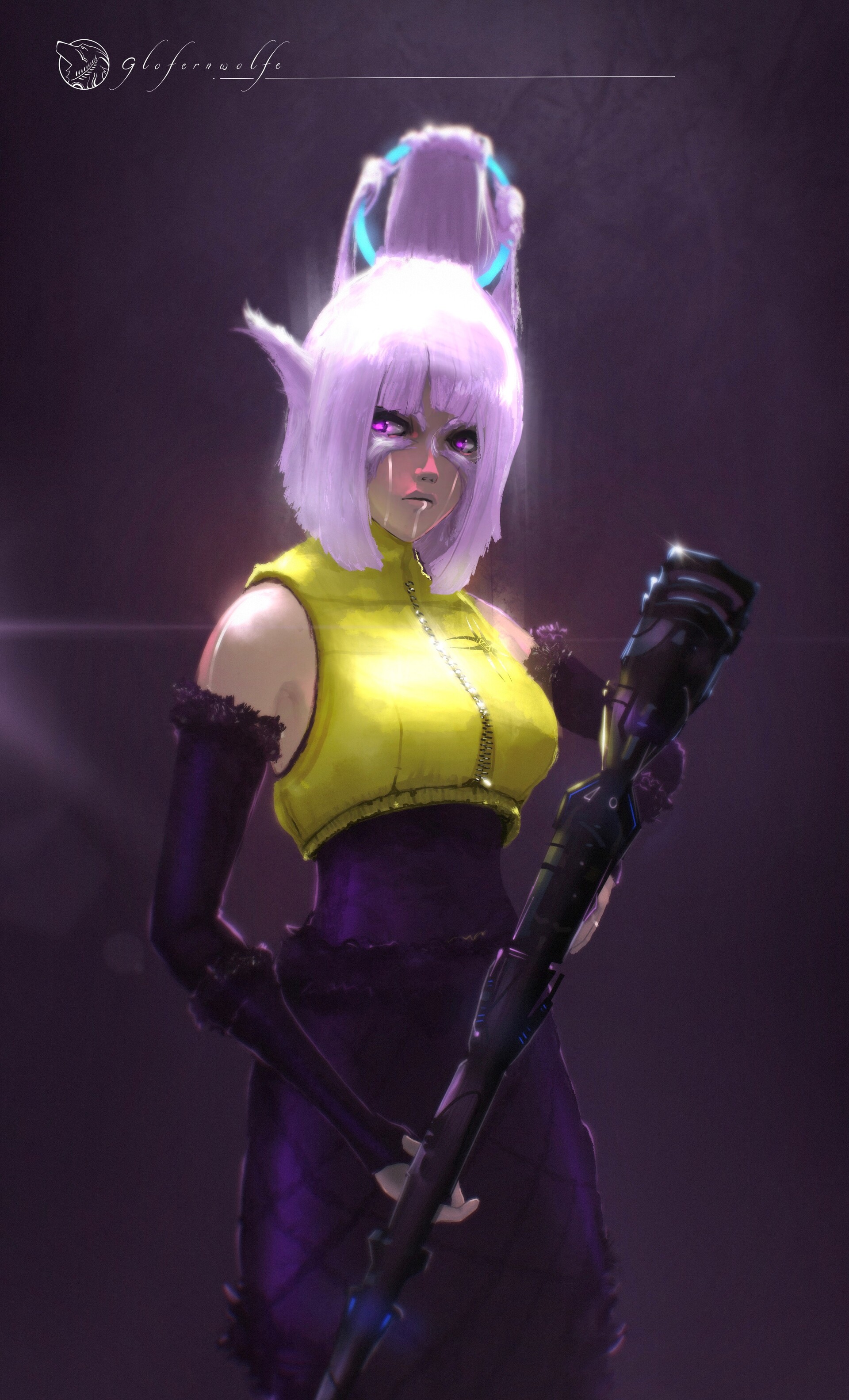 ArtStation - Zov'ha with her gun