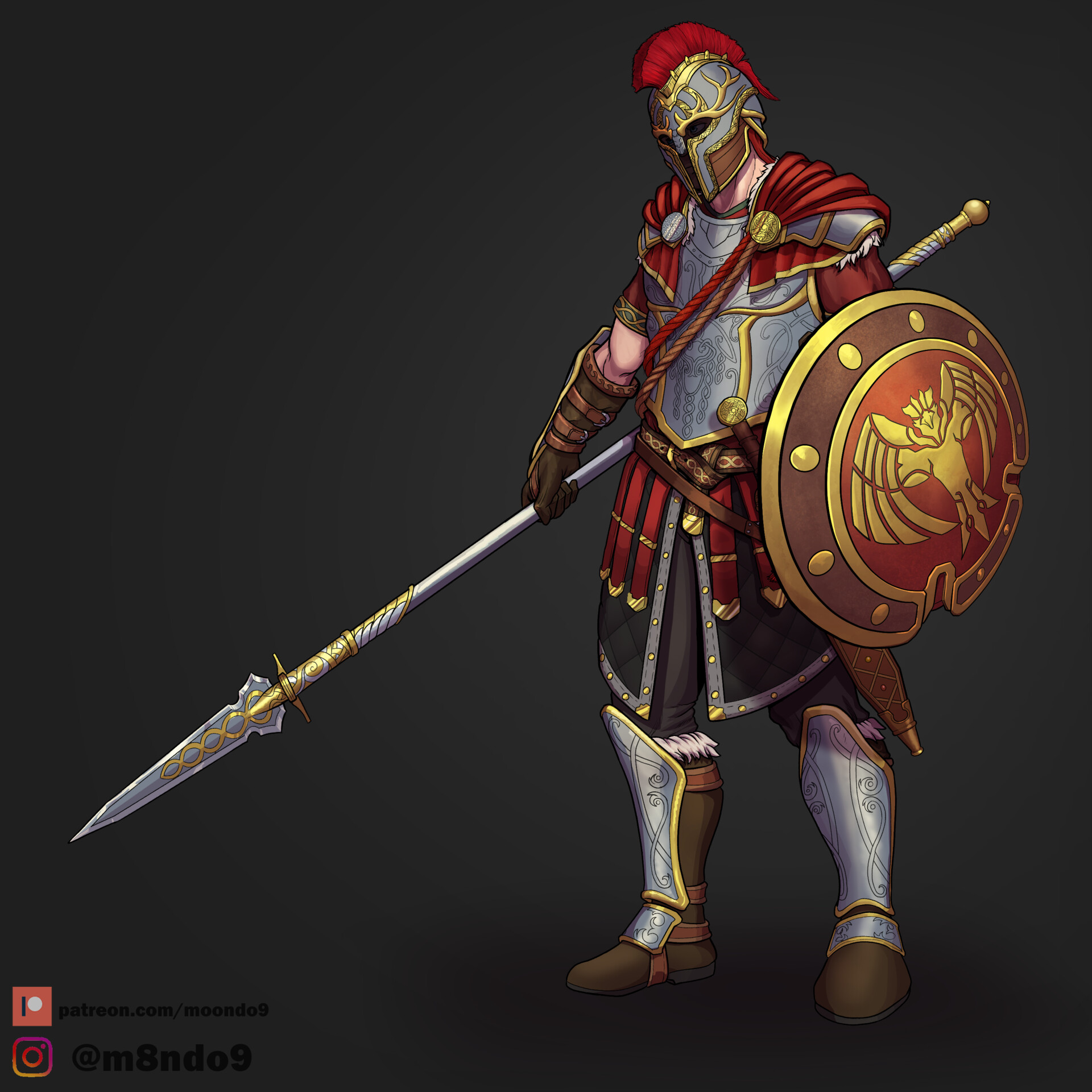 ArtStation - General - The Stag - Shield examples