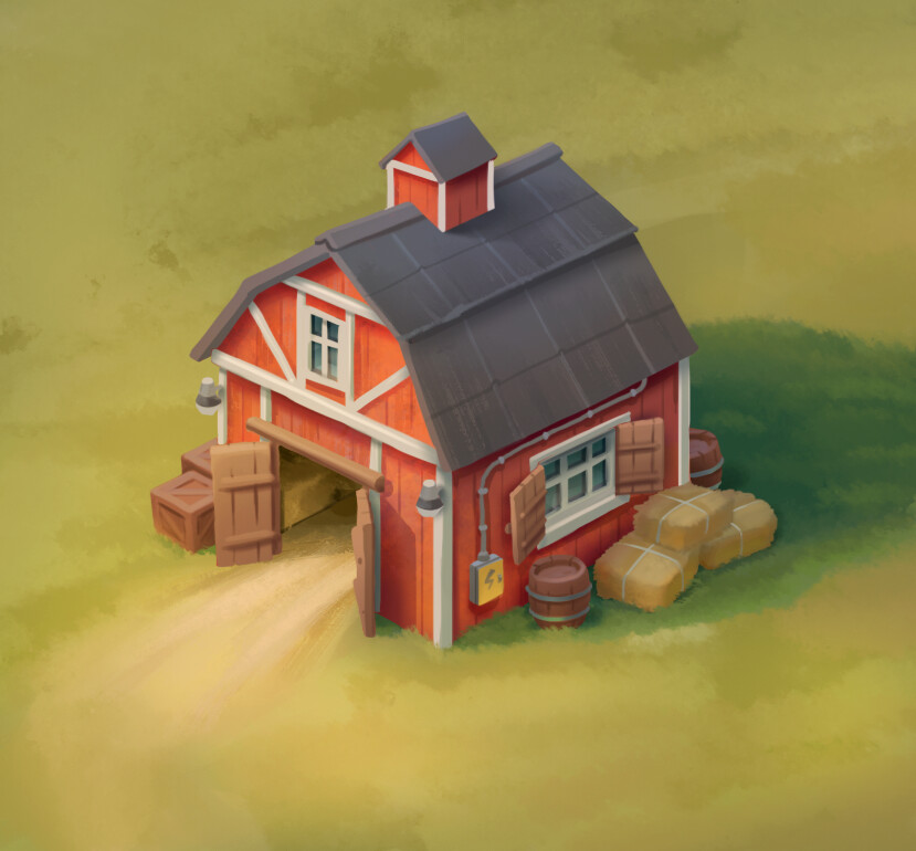ArtStation - Barn