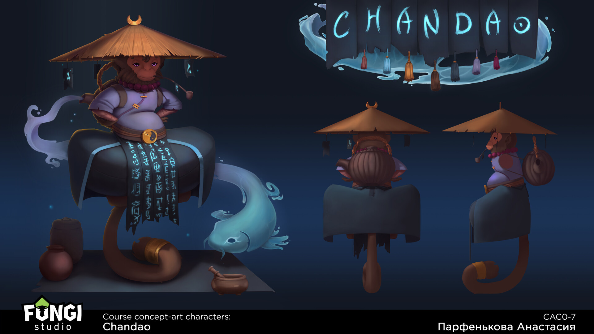 ArtStation - Chandao - monkey wizard