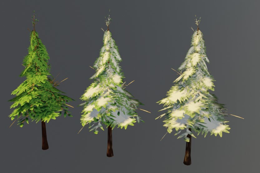 ArtStation - LowPoly Tree Game Assets