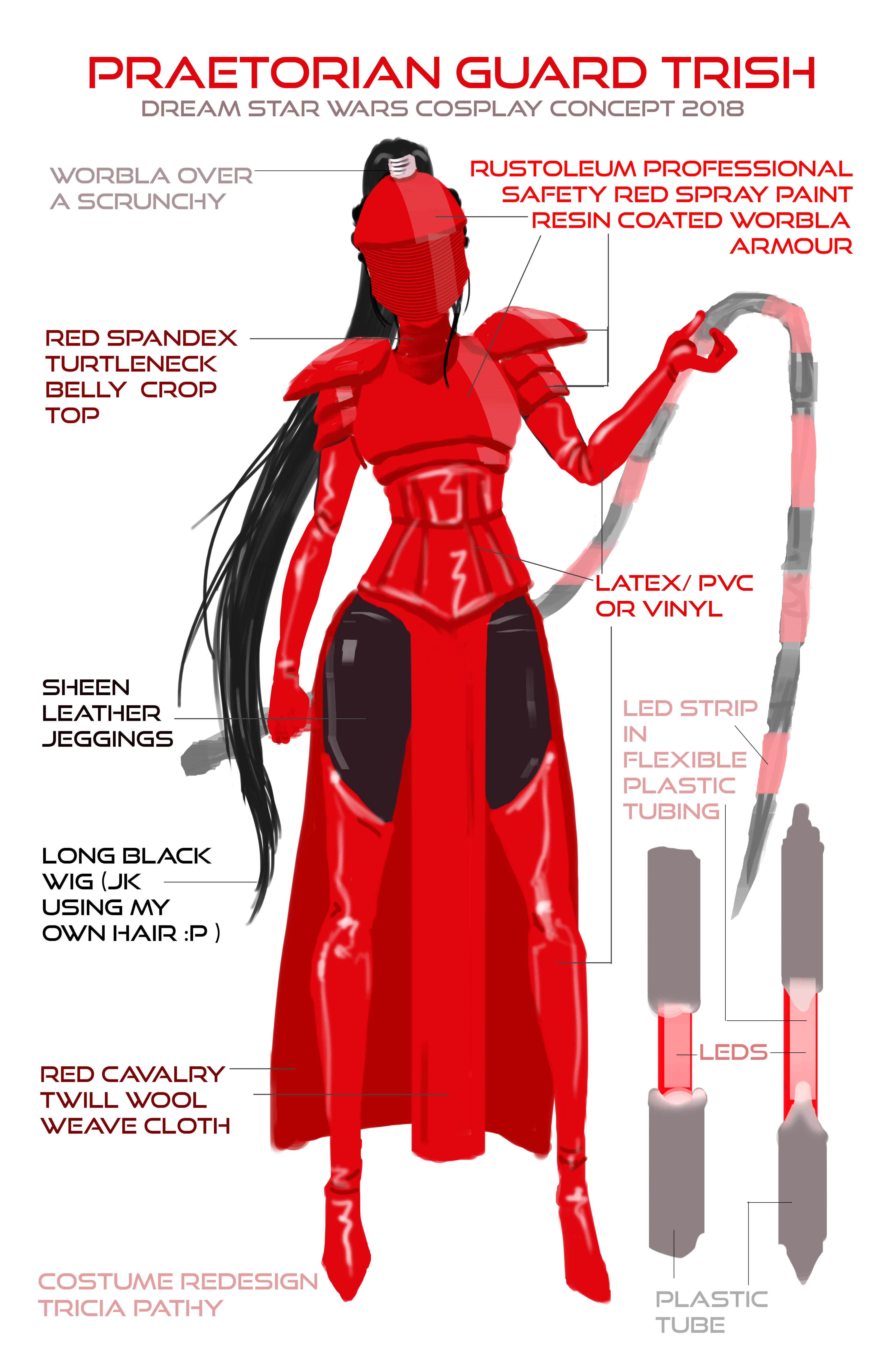 Tricia Pathy ⚔♡ - Star Wars: Praetorian Guard Costume Redesign