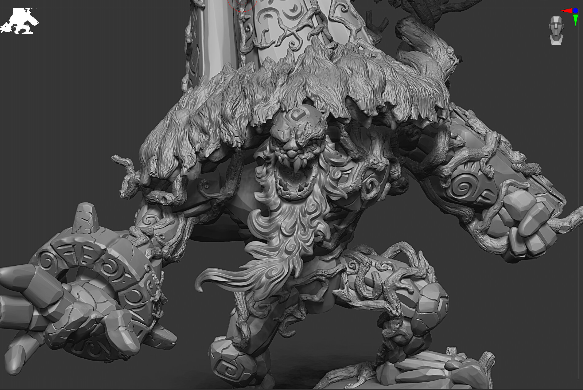 Henning Doose - Elder Forest Elemental Miniature for Archvillain Games ...