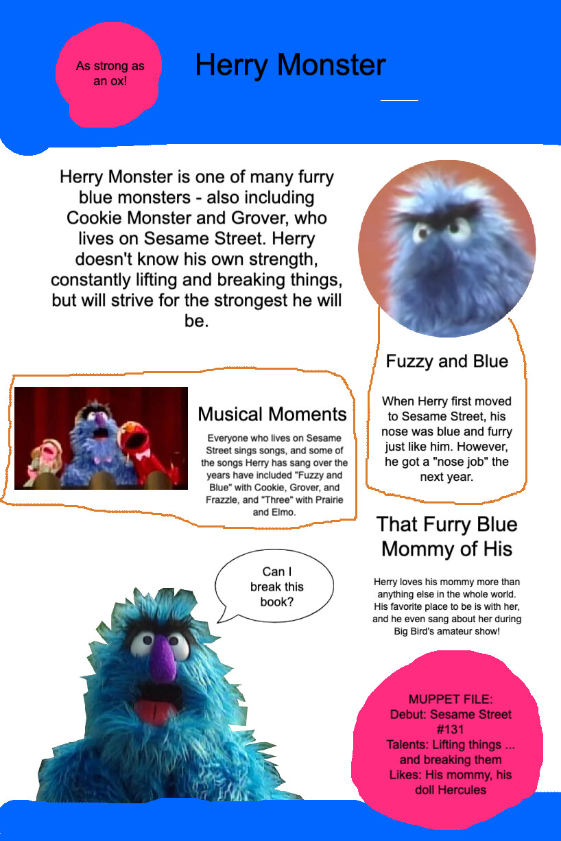 Herry Monster Sesame Street
