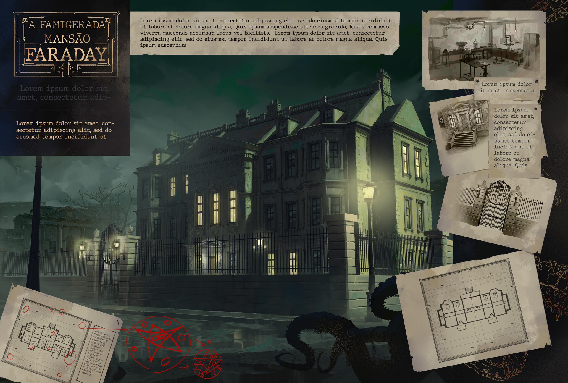 ArtStation - Faraday's Mansion