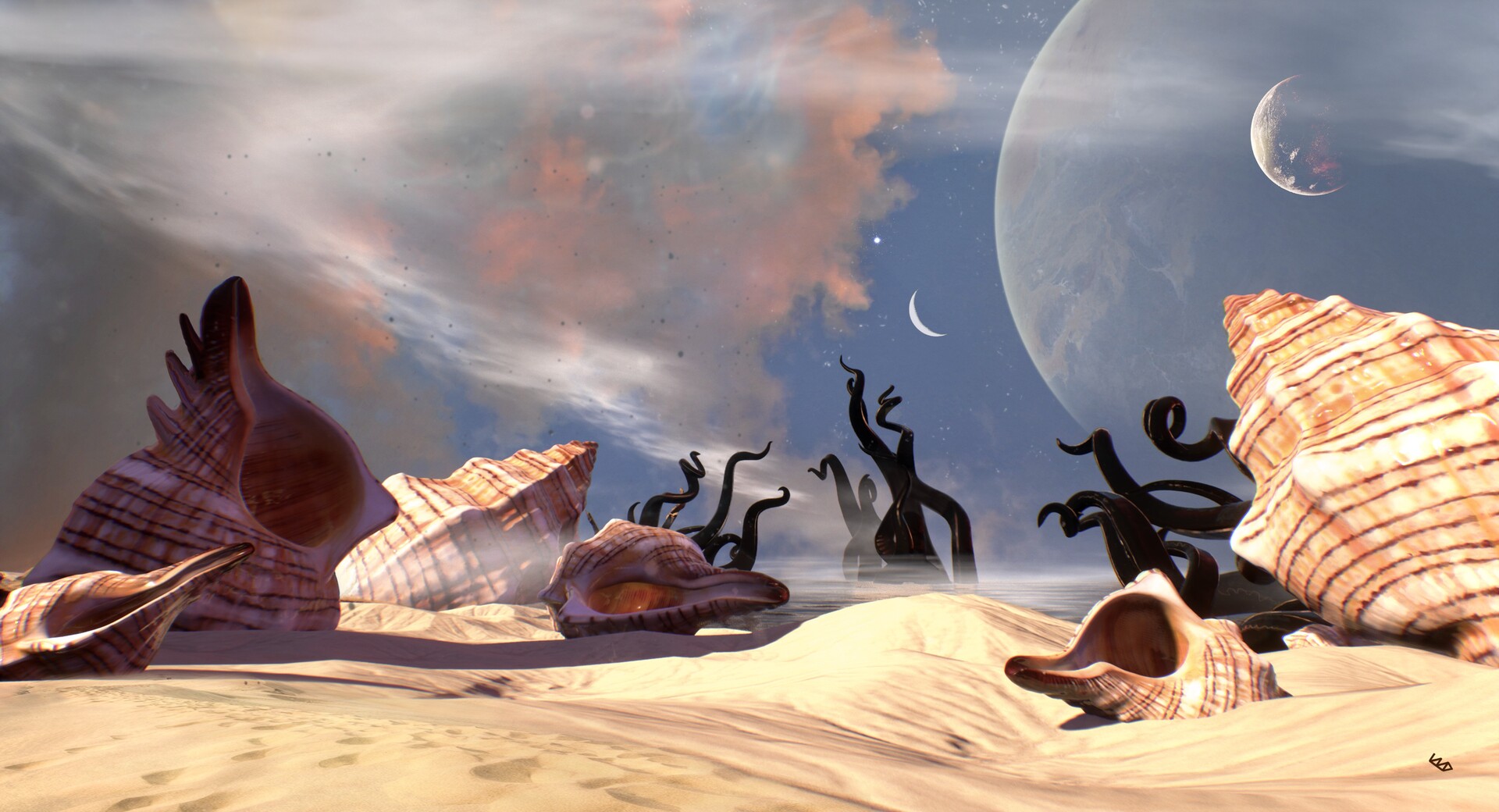 fantasy planet scapes