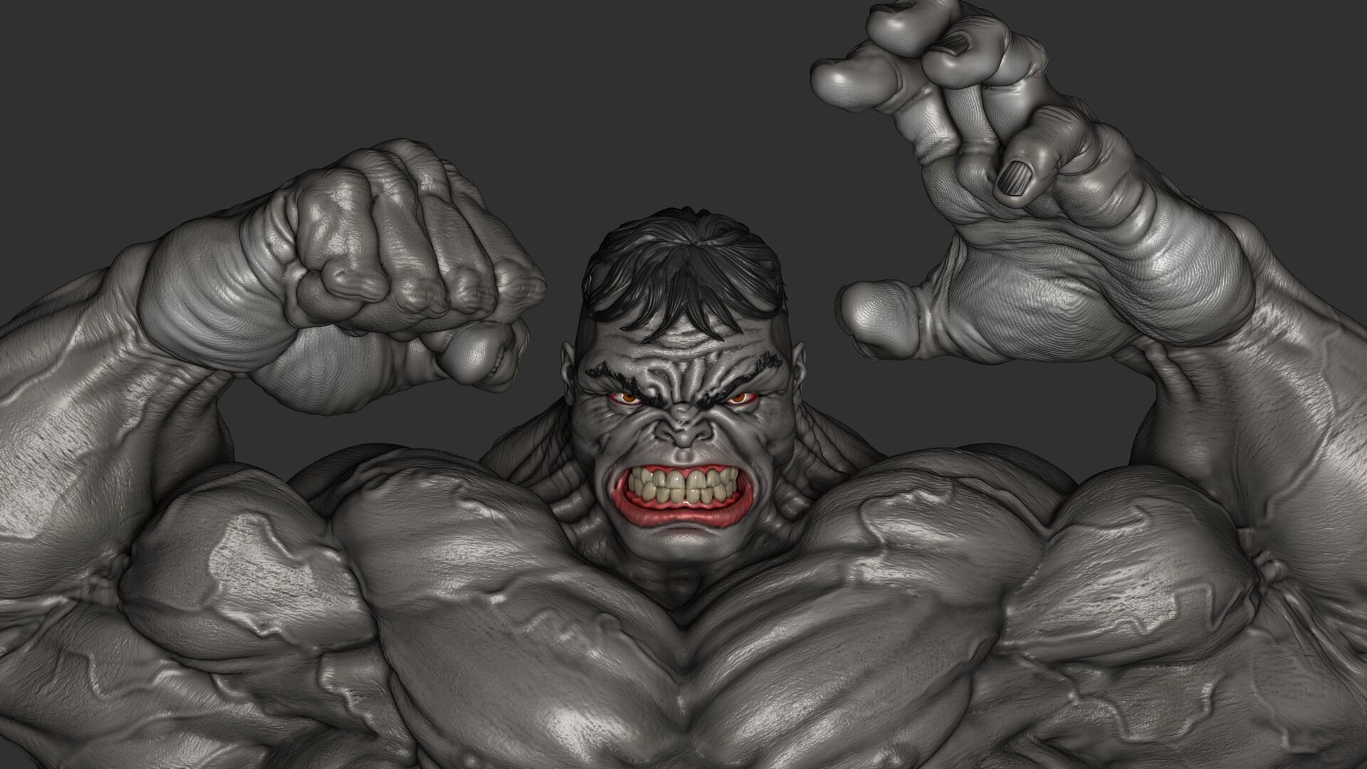 Red Hulk Transformation