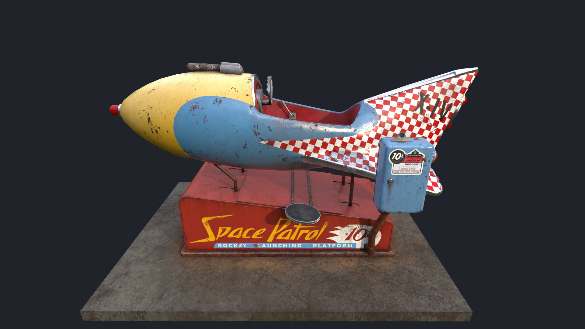 ArtStation - Space Patrol Rocket Ride