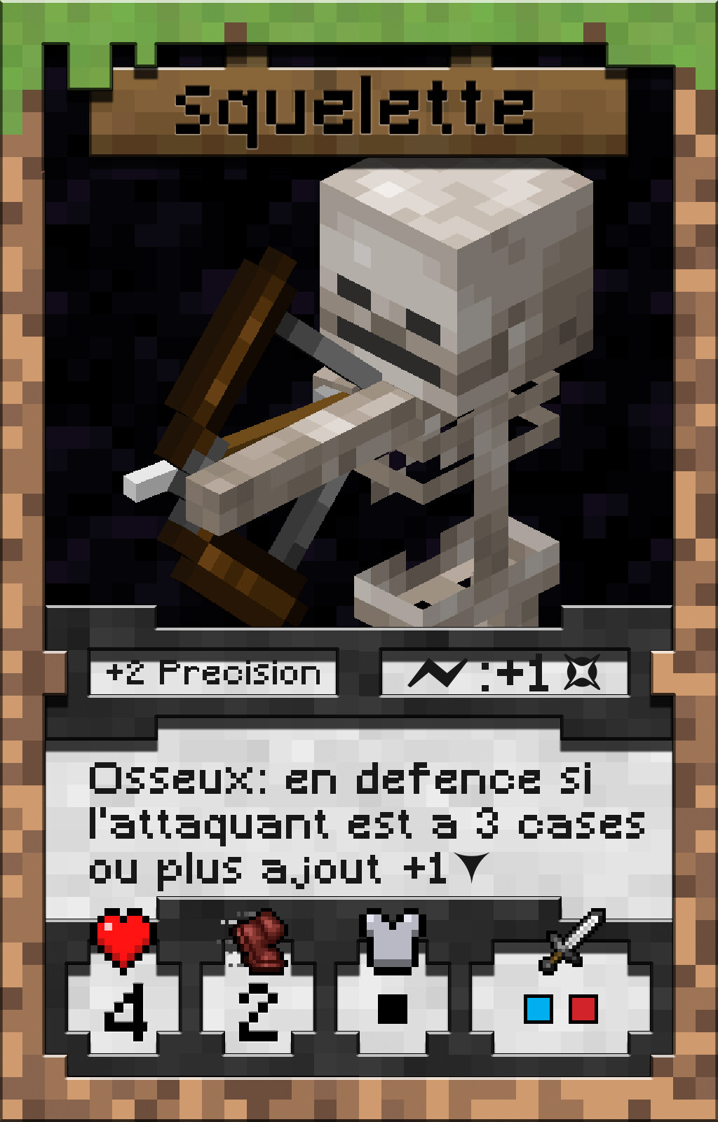 ArtStation - Minecraft Theme - Cards and Dice Game Protoype - WIP