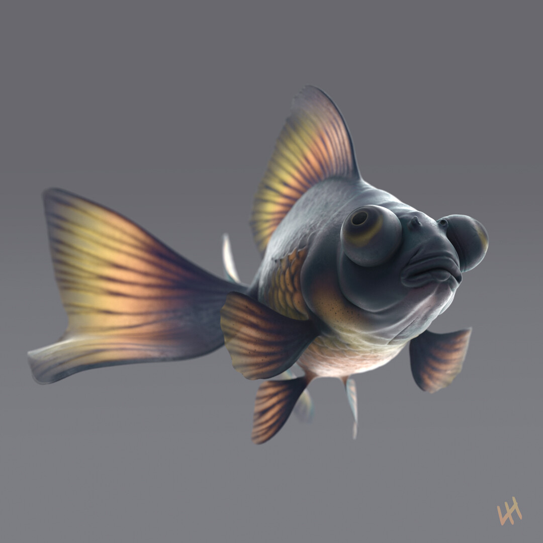 Leonie Herson - Black Moor Goldfish
