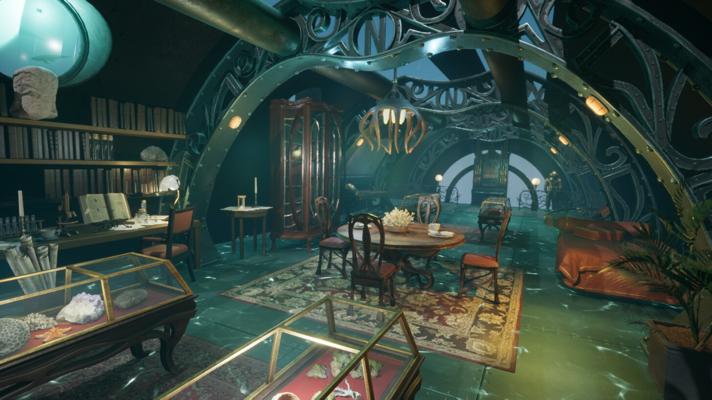 ArtStation - 2000 Leagues room