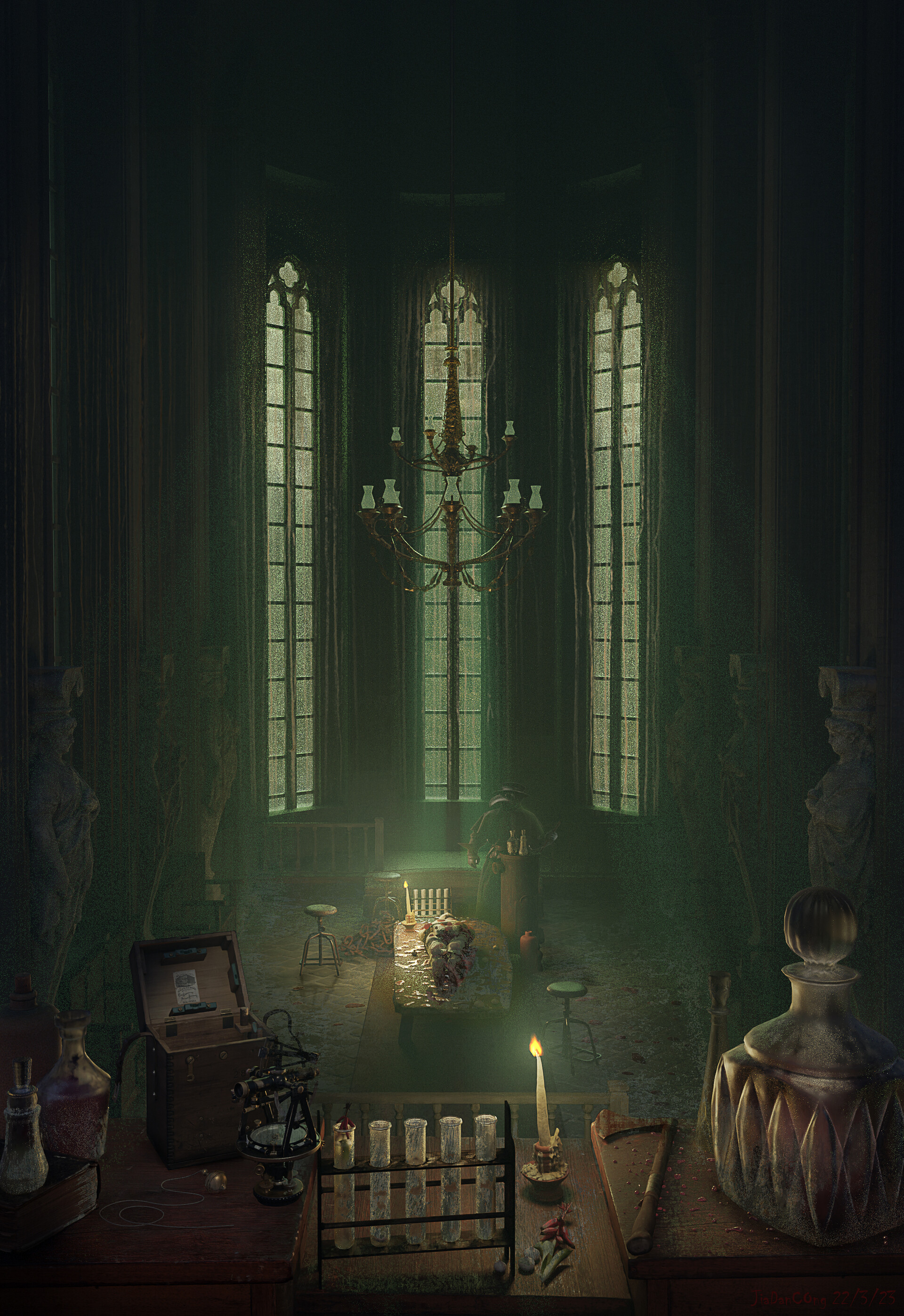 ArtStation - The plague church