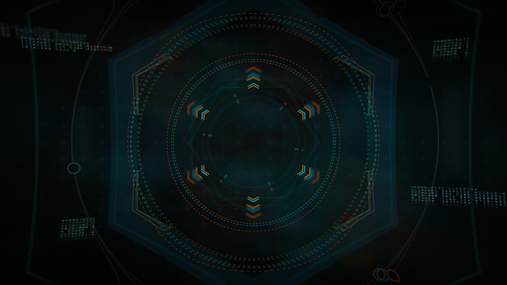 ArtStation - HUD Hex Abstract