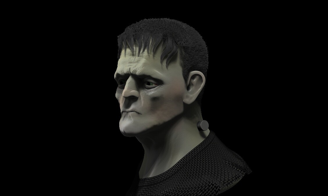ArtStation - Monster of the doctor Frankenstein