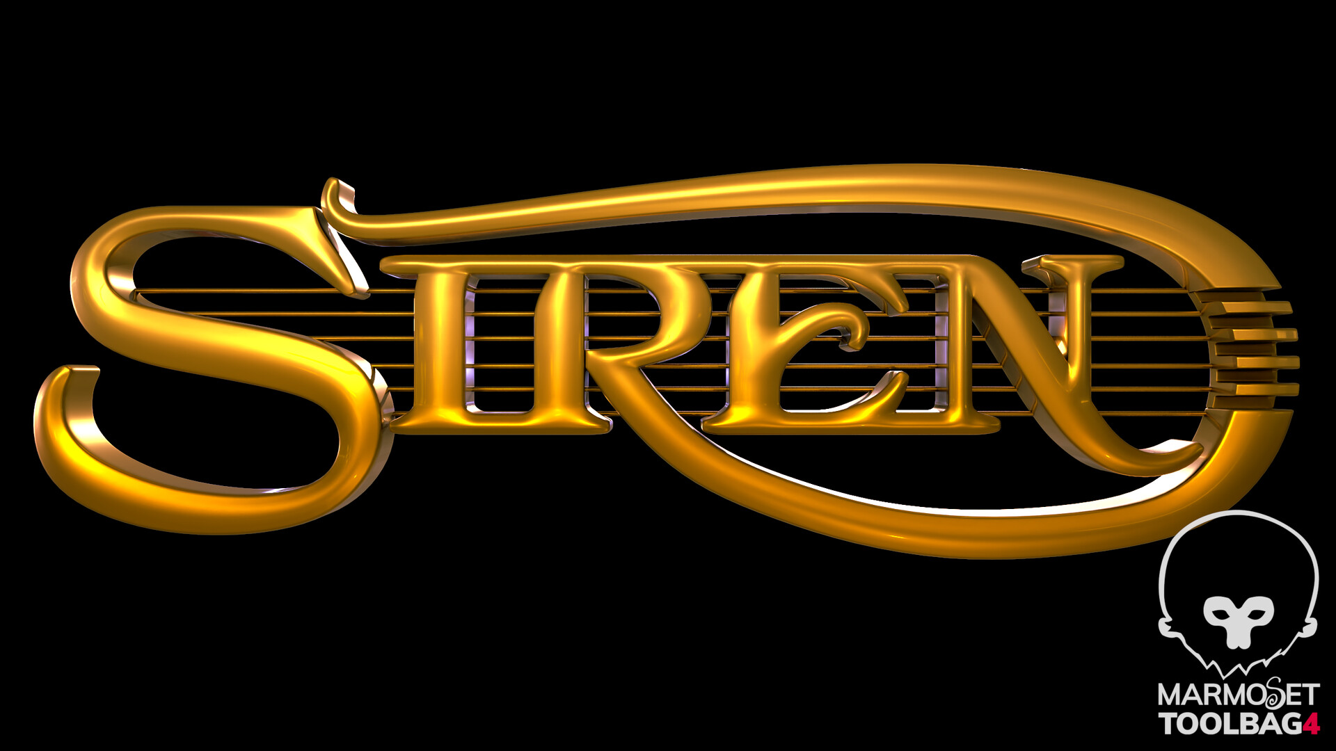 ArtStation - 'Siren' Band Logo