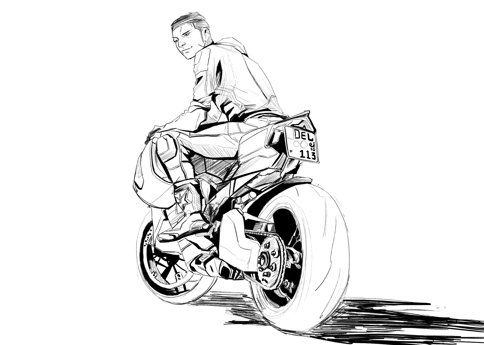 ArtStation - Daredevil Biker