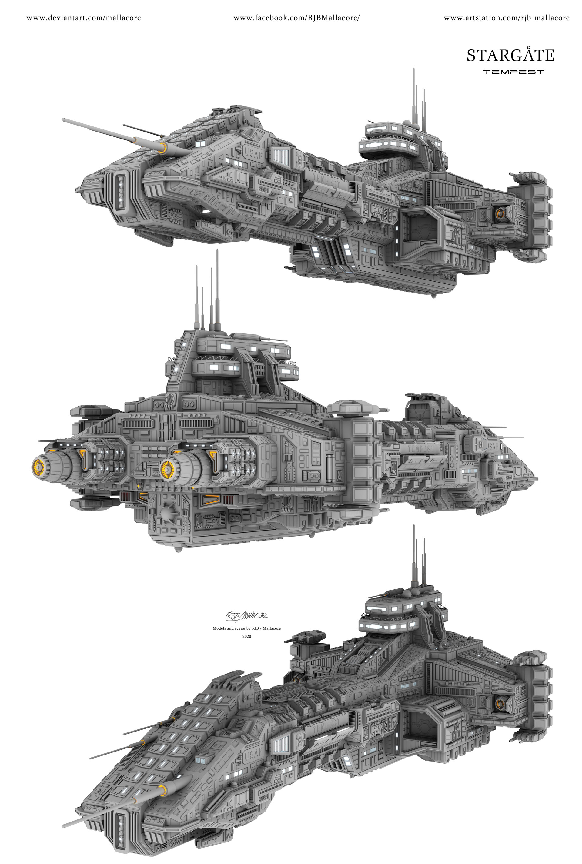 Ryan Begemann - Stargate - Tempest and Fenrir Class - 2022