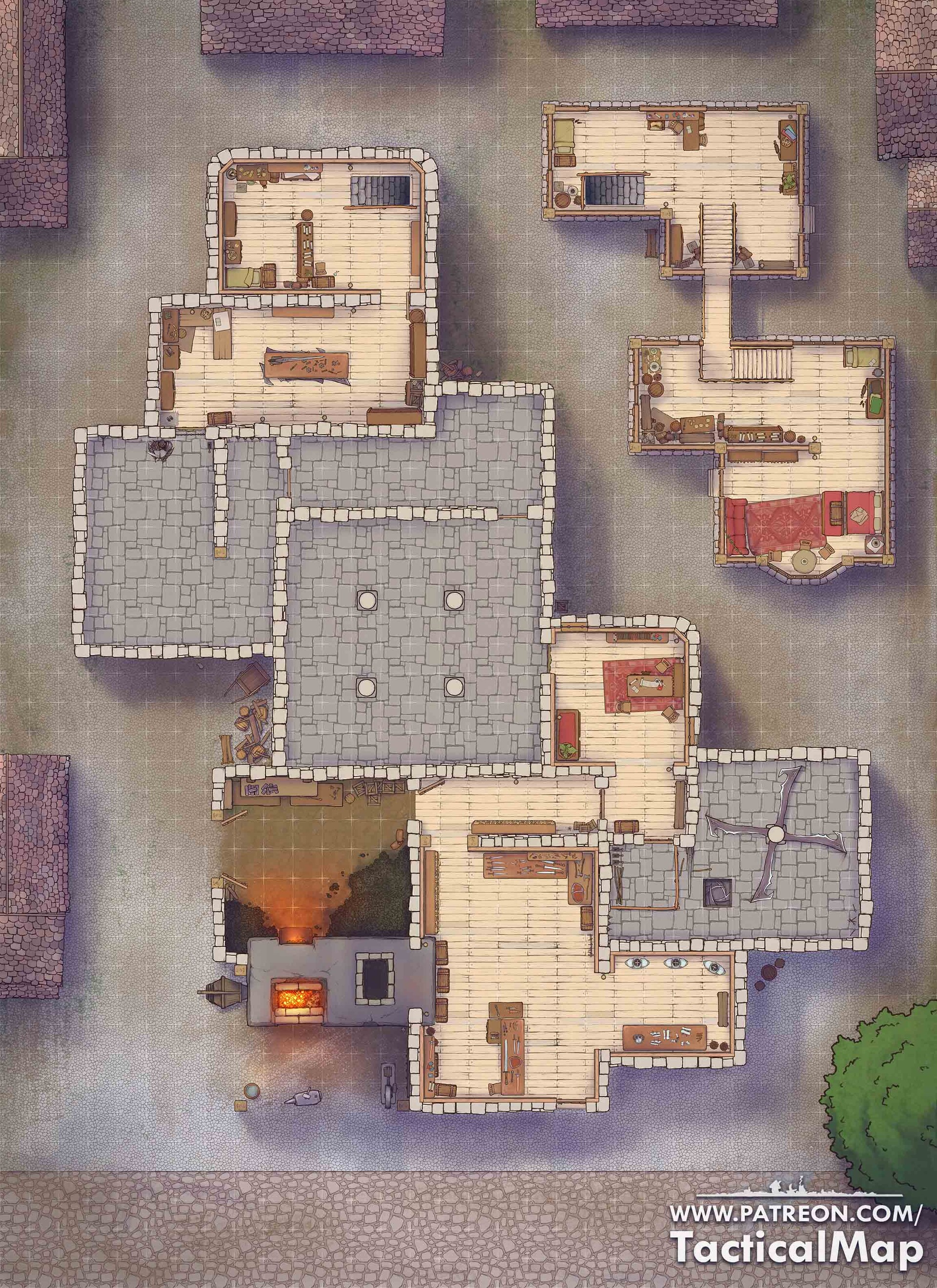 ArtStation - Trap Master's Residence [32x44]