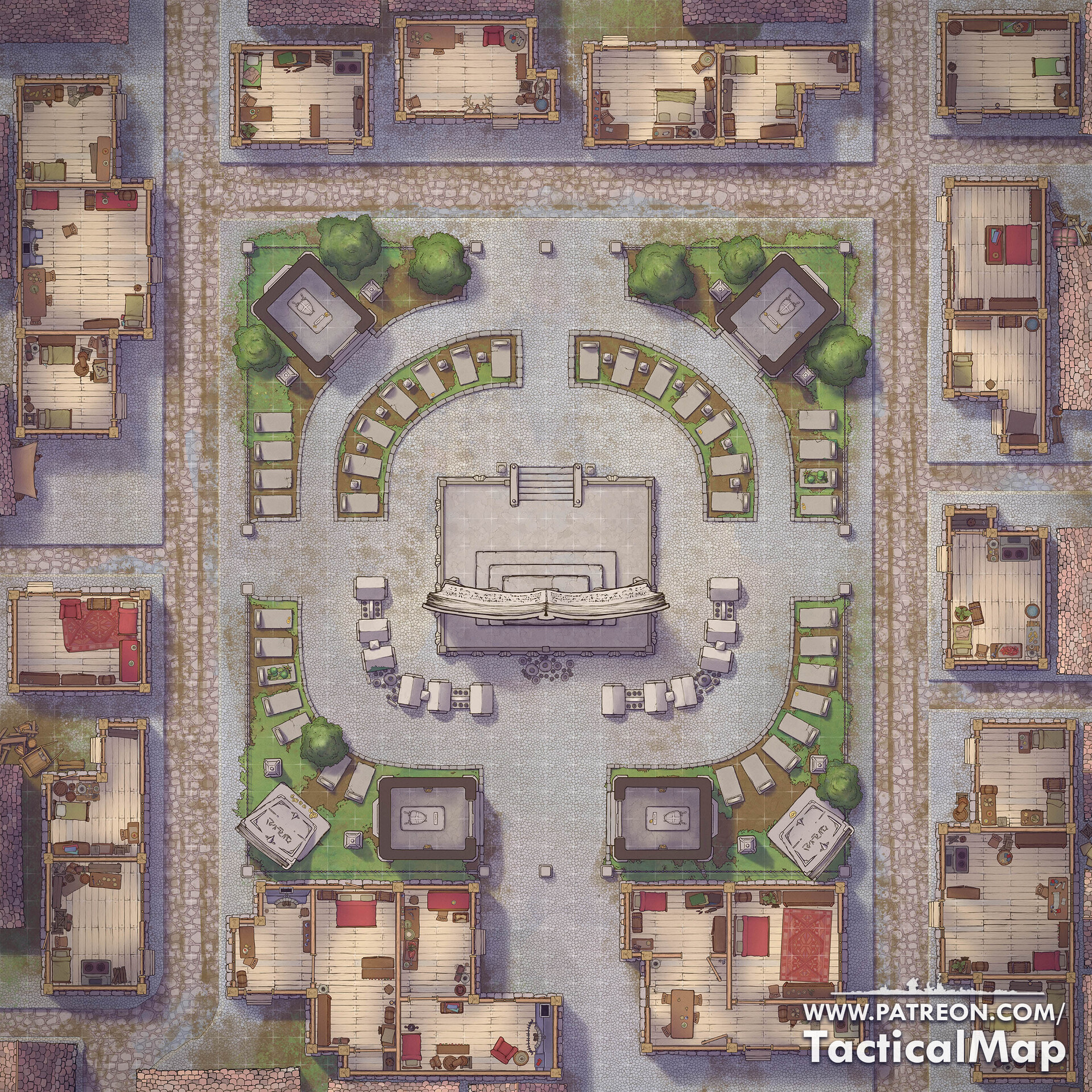 ArtStation - Сity cemetery [40x40]