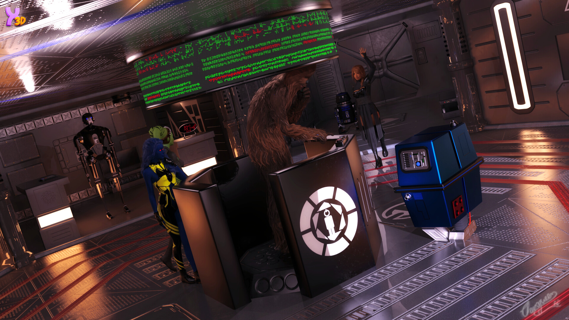 ArtStation - Space Trading Station by Silent Winter