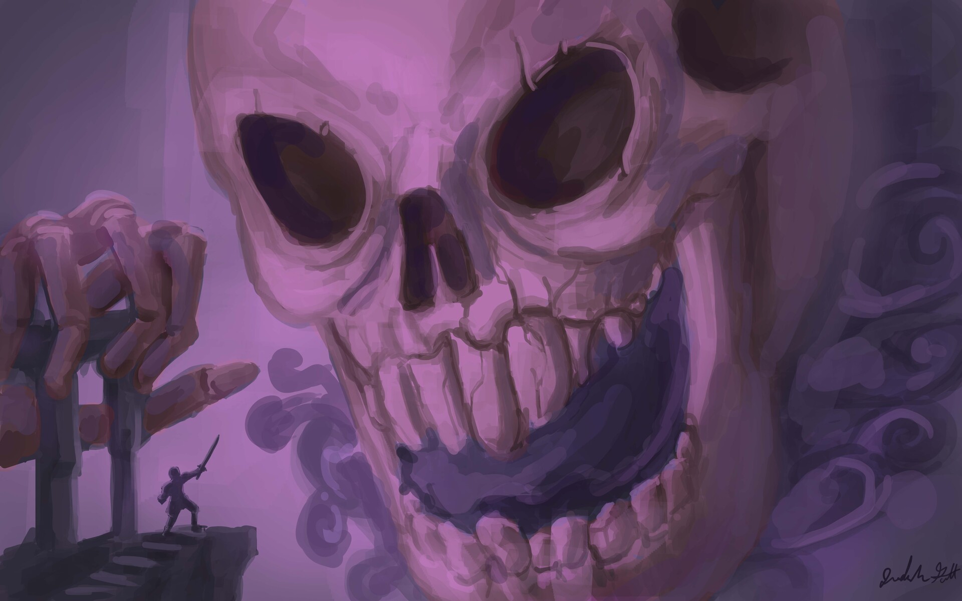 ArtStation - Terraria Skeletron Illustration