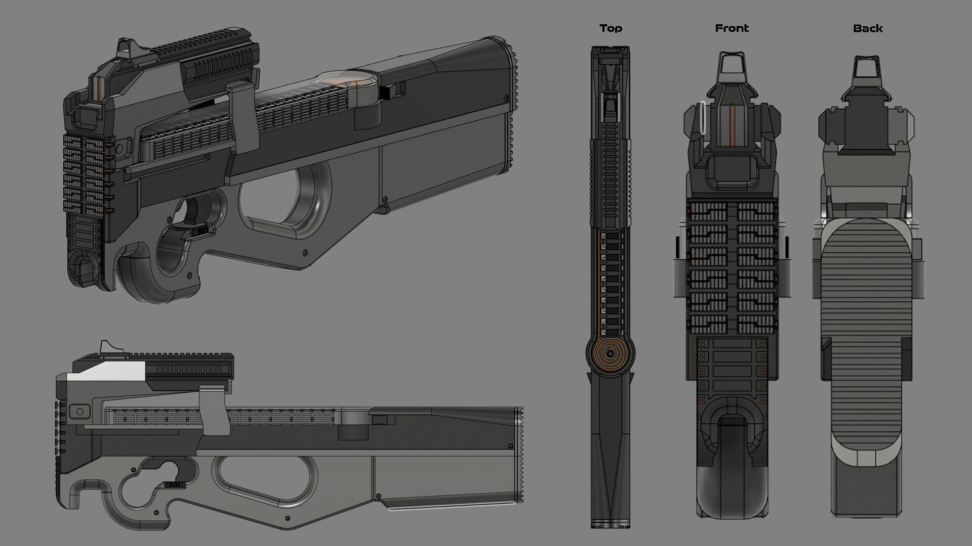 Brandon Jenner - SHK - U / Electric FN p90 Concept