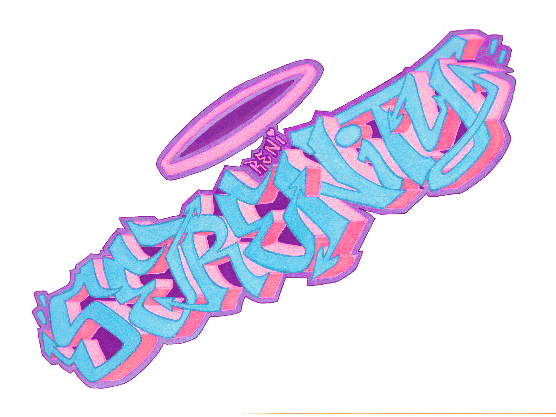 Crystal Name In Graffiti