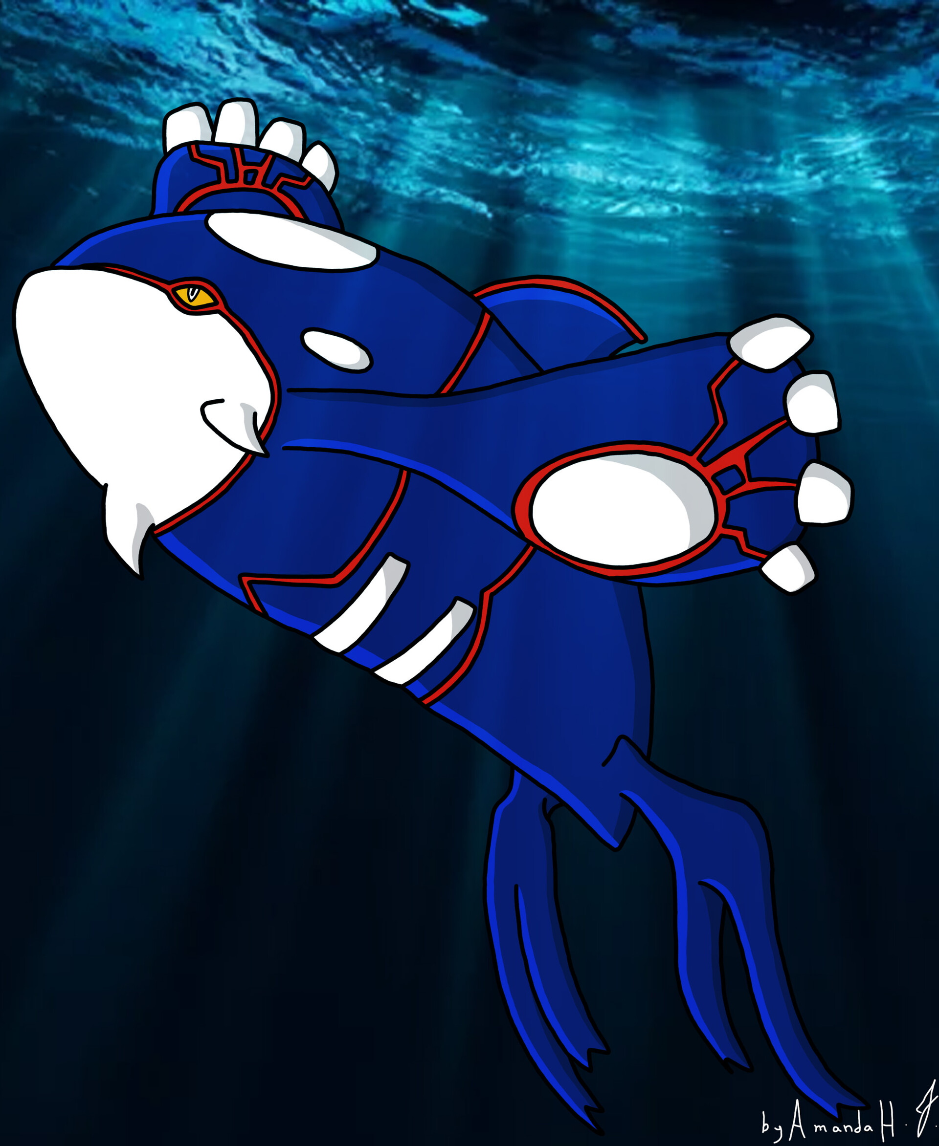 ArtStation - Kyogre Digital Art