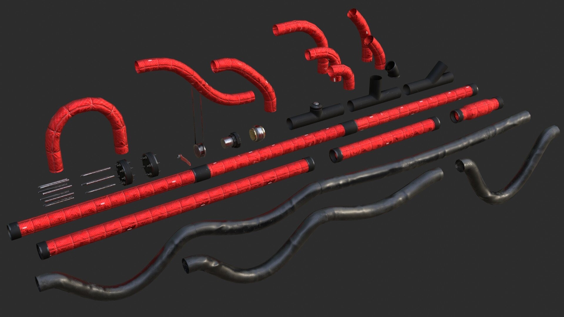 ArtStation - 3D Modular Pipes - Sci-Fi Collection