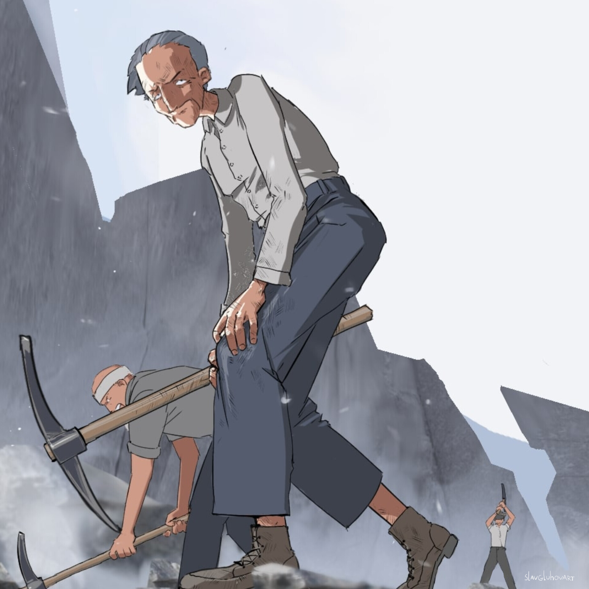 ArtStation - stone break