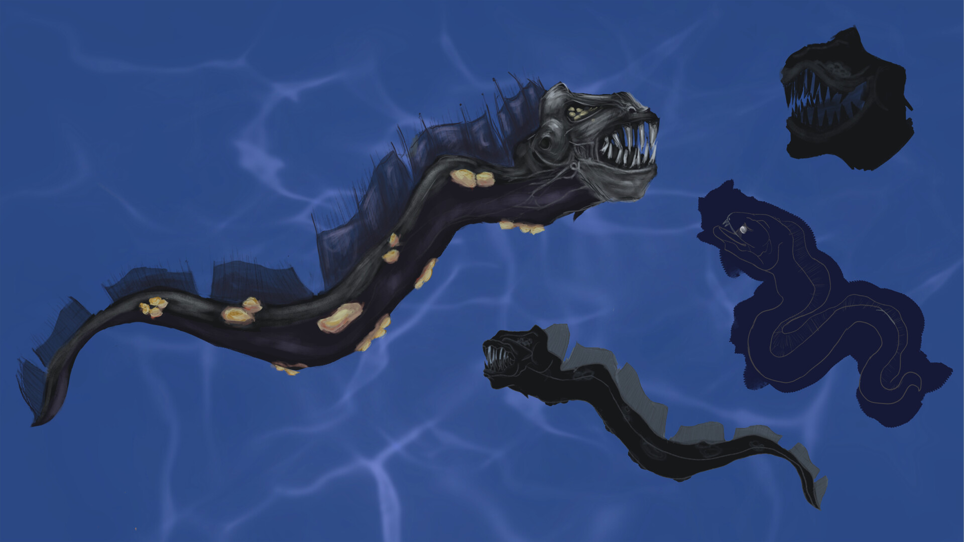 ArtStation - Murene; Buoy and Shark