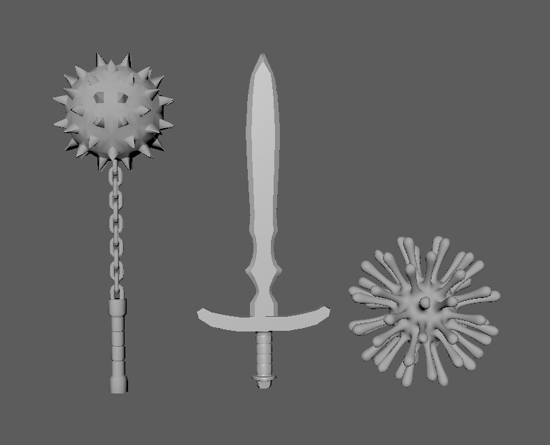 ArtStation - WEAPON PROPS