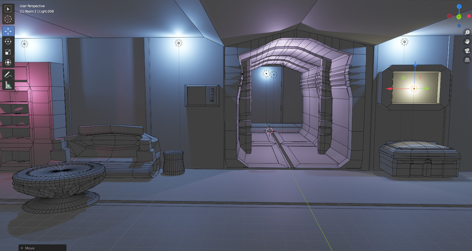 ArtStation - Galactic space room wip