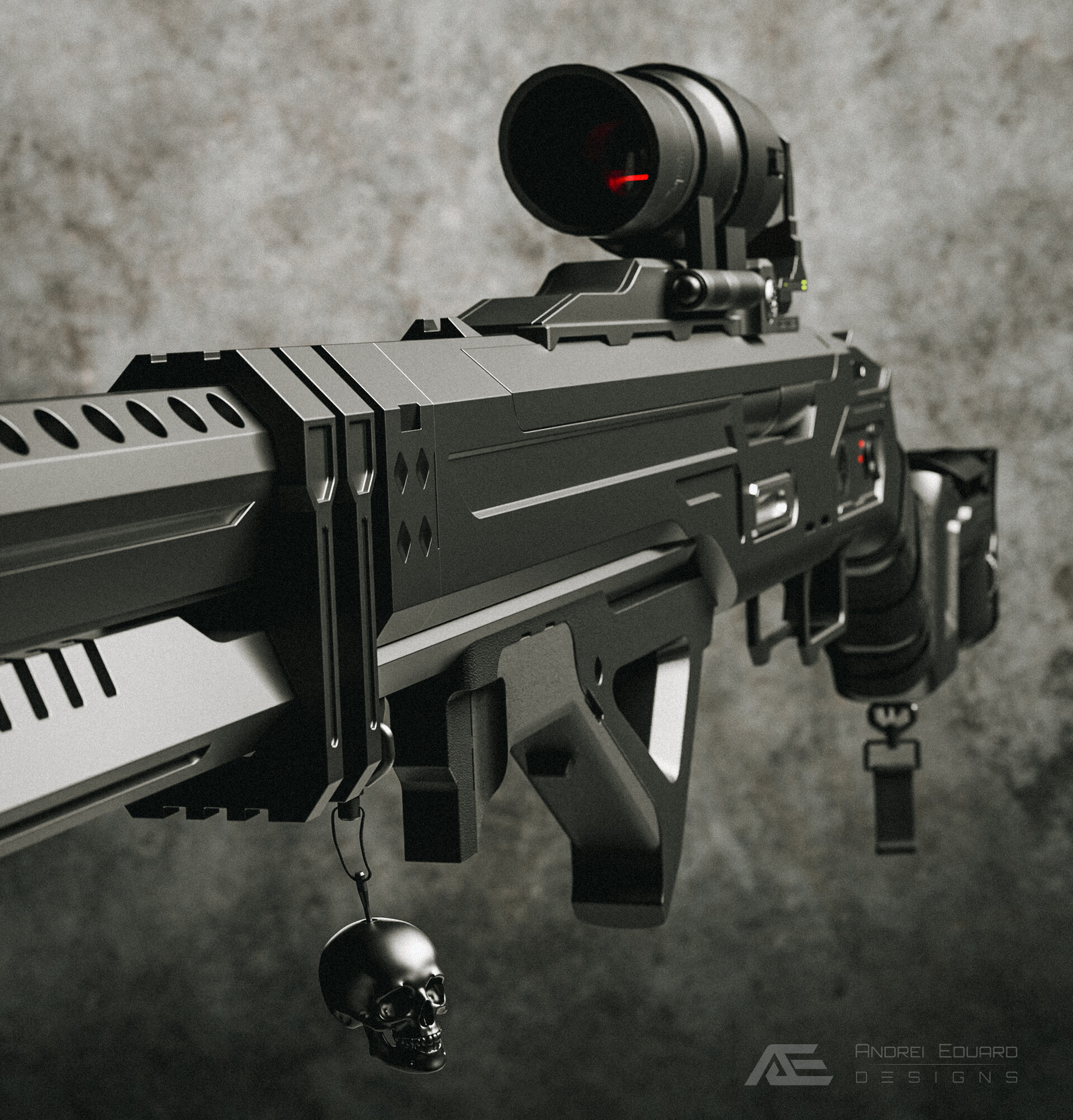 Andrei Eduard - Marksman Rifle Weapon Concept