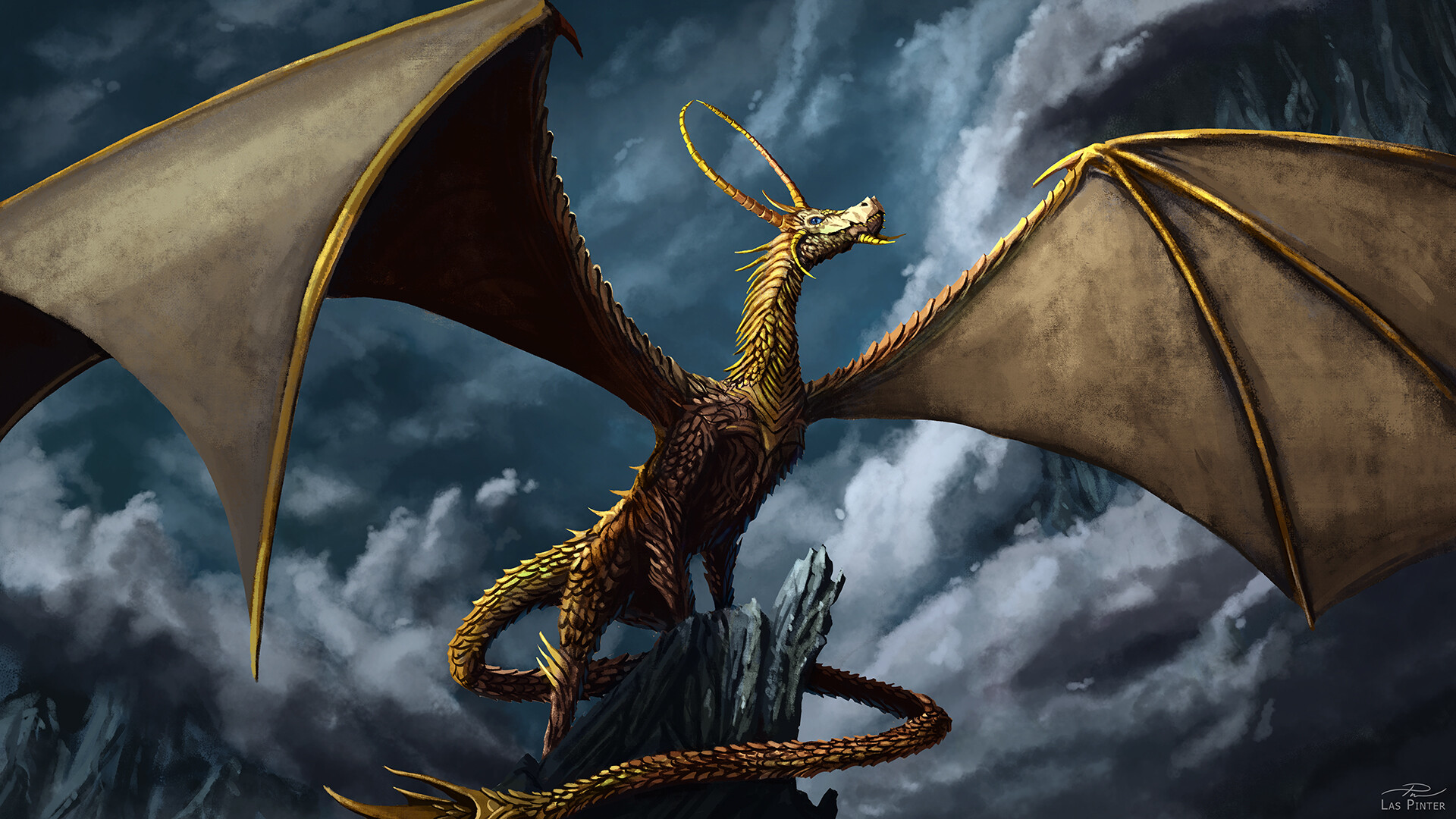 ArtStation - Golden Dragon